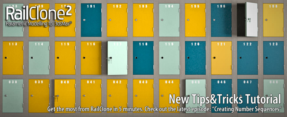 railclone-counting-numbers - Ronen Bekerman - 3D Architectural Visualization & Rendering Blog