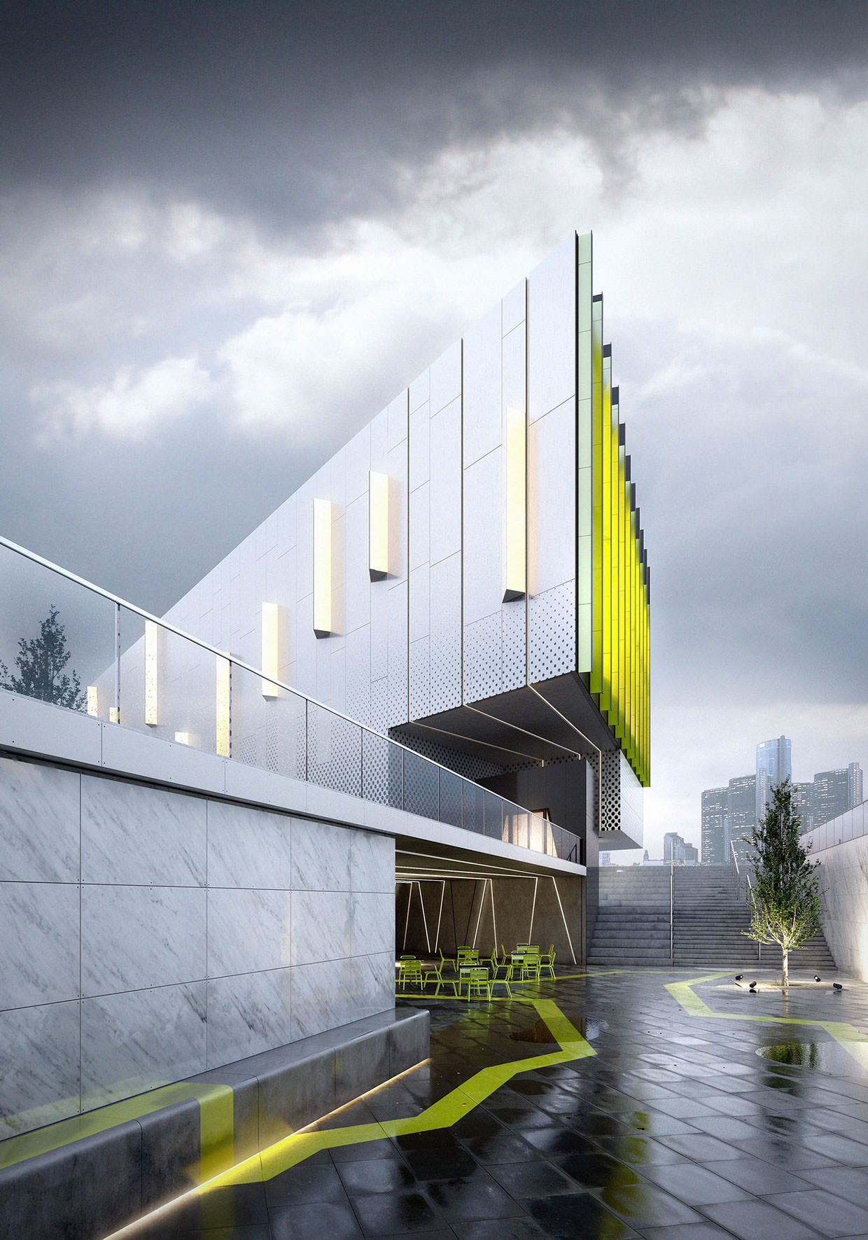 Pikcells - Koncept Exterior cladding CGIs (6) - Ronen Bekerman - 3D ...