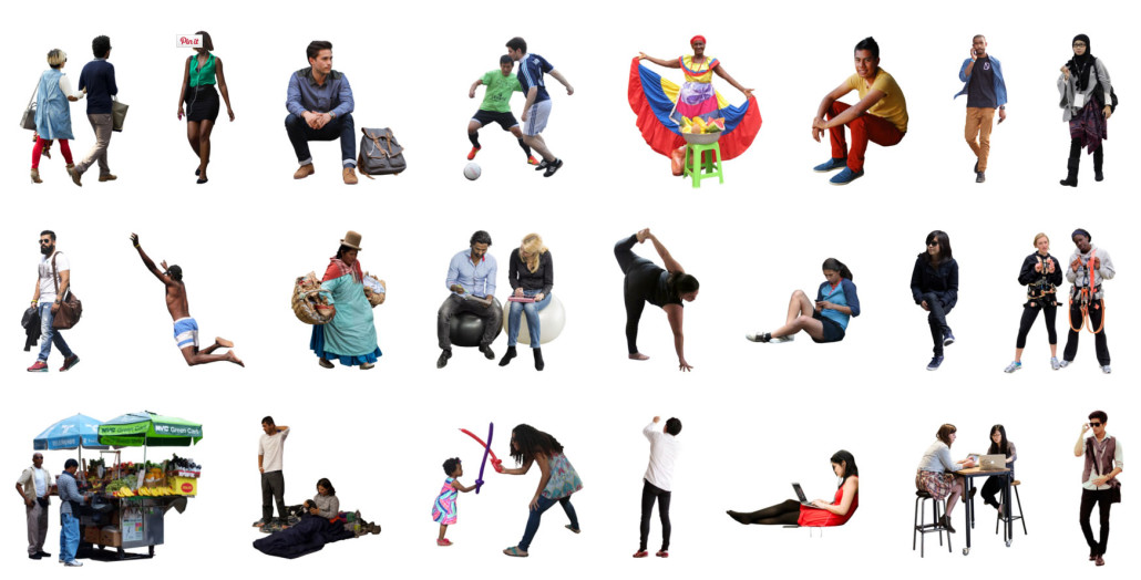 NONSCANDINAVIA / Free 2D Cutout People - 3D Architectural Visualization ...