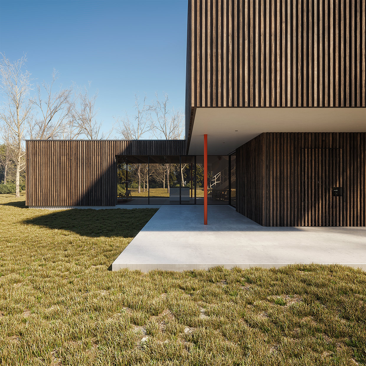 SOA - Black Timber House 06 - Ronen Bekerman - 3D Architectural ...