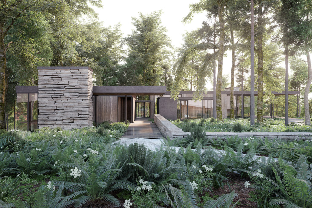 Making of "Villa in a Forest" - 3D Architectural Visualization ...