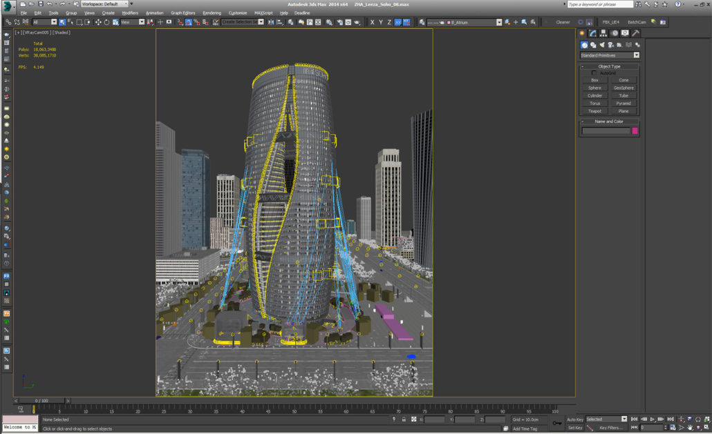 Making of ZHA's Leeza SOHO - 3D Architectural Visualization & Rendering ...