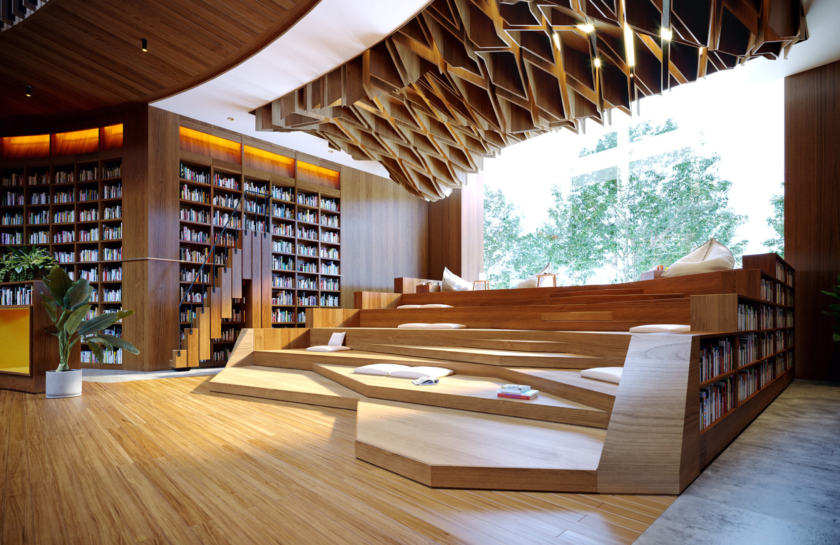 Terrace Seating - Ronen Bekerman - 3D Architectural Visualization ...