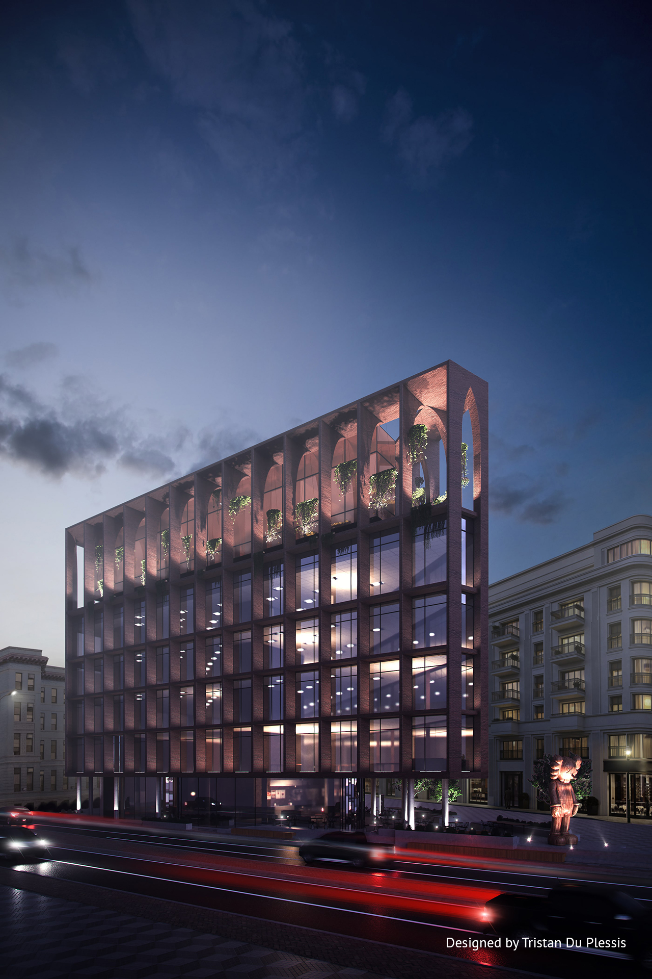 Fantastic Architectural Rendering Project. Hotel Exterior - Ronen ...