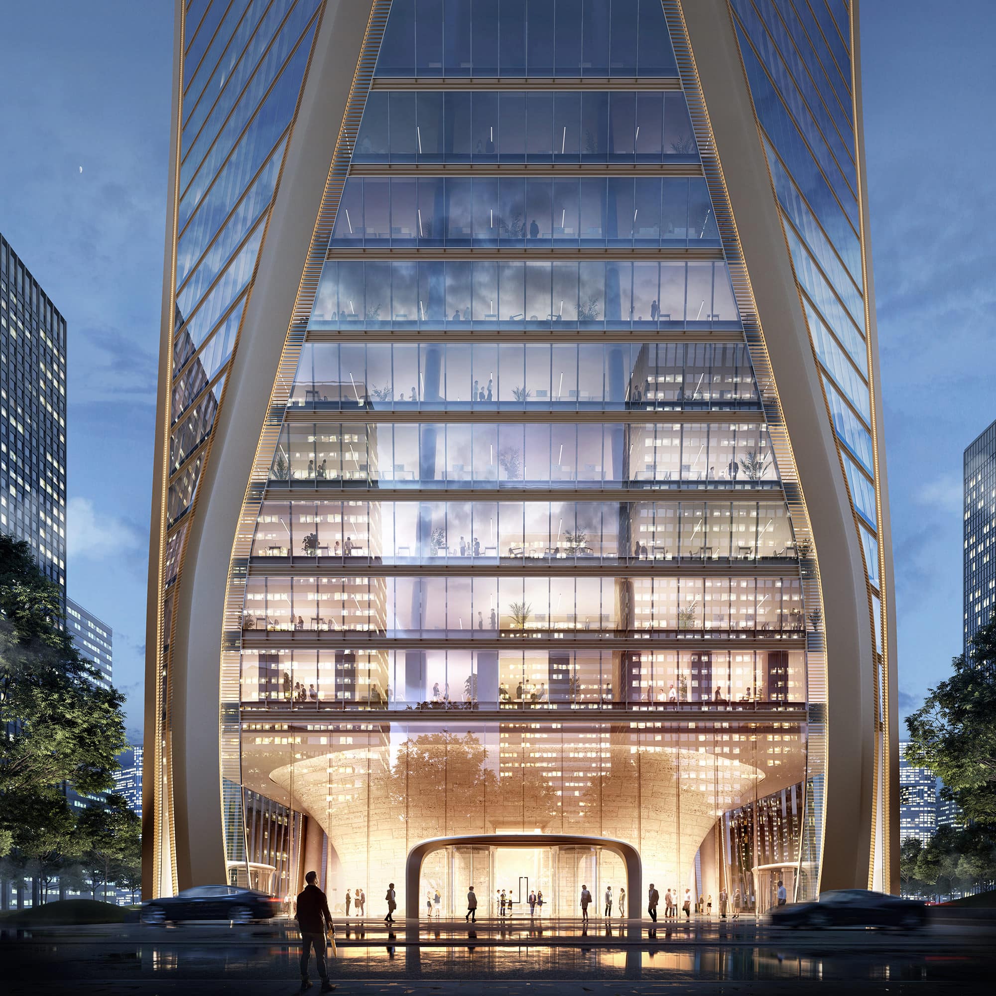 Brick-Visual_Hangzhou_illustration - Ronen Bekerman - 3D Architectural ...