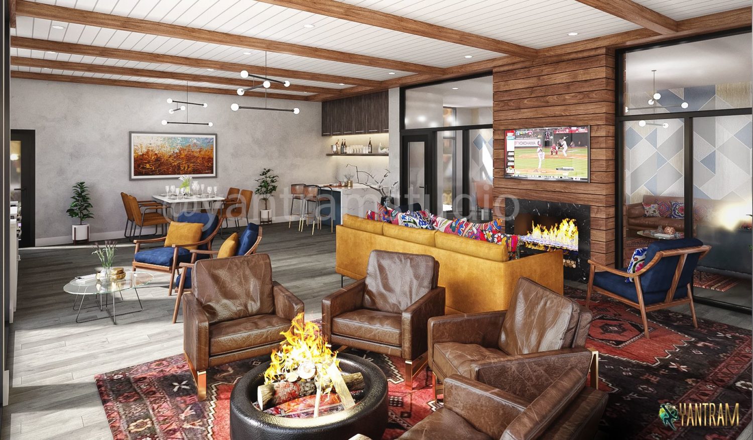 club-house-by-3d-interior-rendering-studio-san-antonio - Ronen Bekerman ...