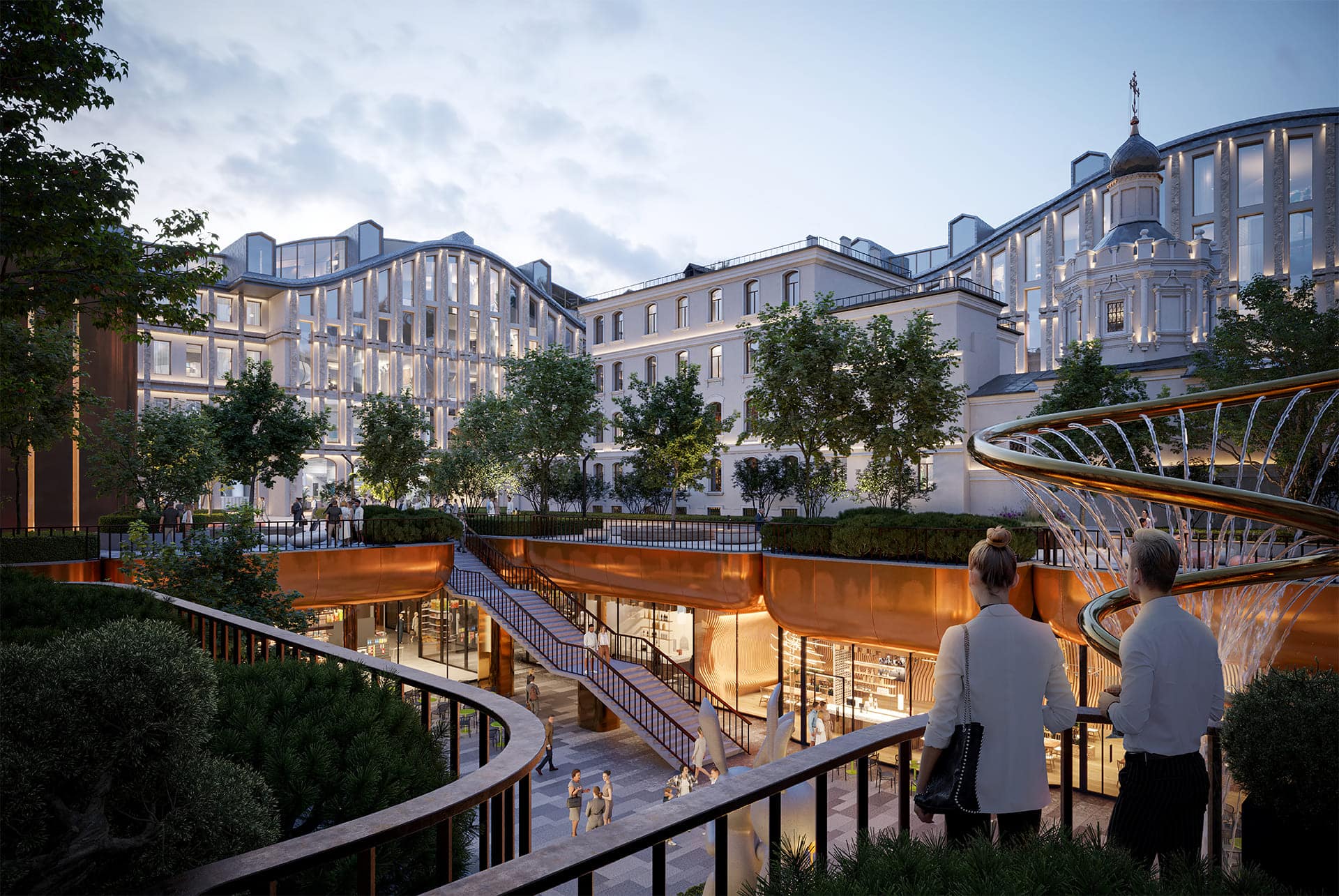 Central_yard_view4_03-8K1 - Ronen Bekerman - 3D Architectural ...