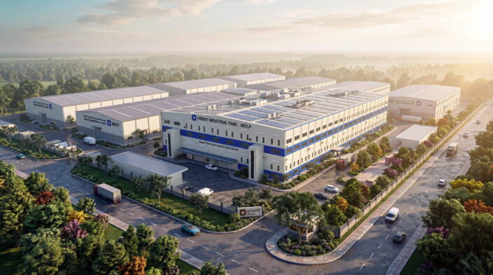 Smart Factory Production Line and Modern Factory Interior Design in ...
